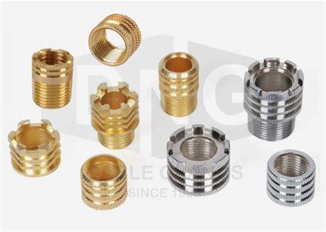 Brass Inserts Brass Inserts Manufacturers Brass Moulding Inserts Brass Knurling Inserts