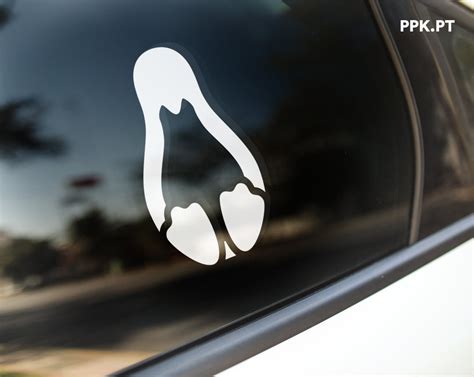 Minimal Linux Tux Penguin Logo Vinyl Decal Sticker For Car Etsy