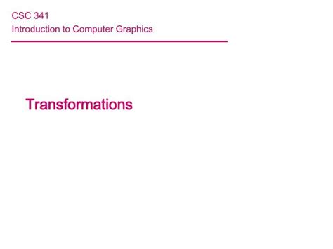 PPT Transformations PowerPoint Presentation Free Download ID 3624128