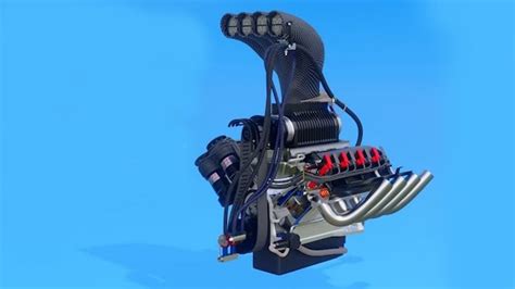 Top Fuel V8 Engine Working Principle