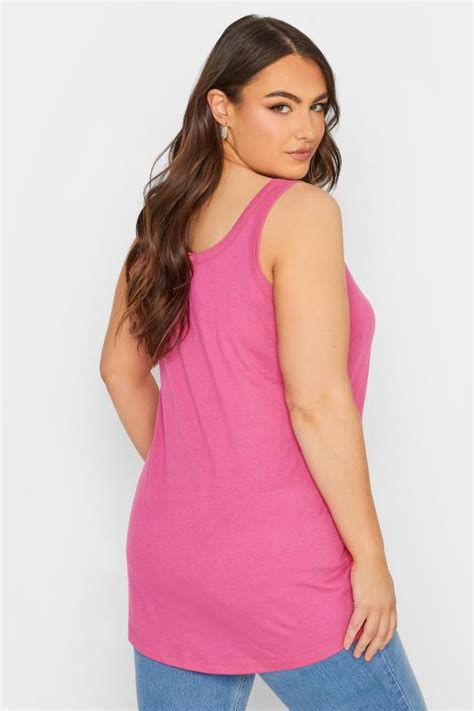 Plus Size Hot Pink Vest Top Yours Clothing