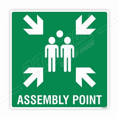 Assembly Point Signs Board In Ahmedabad By Protector Firesafety India