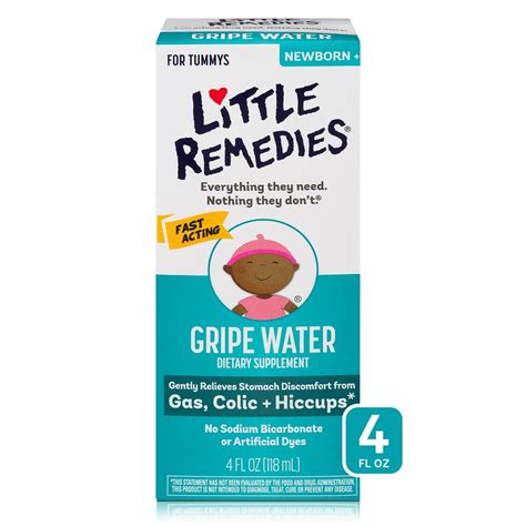 Little Remedies Gripe Water Colic And Gas Relief Safe For Newborns 4
