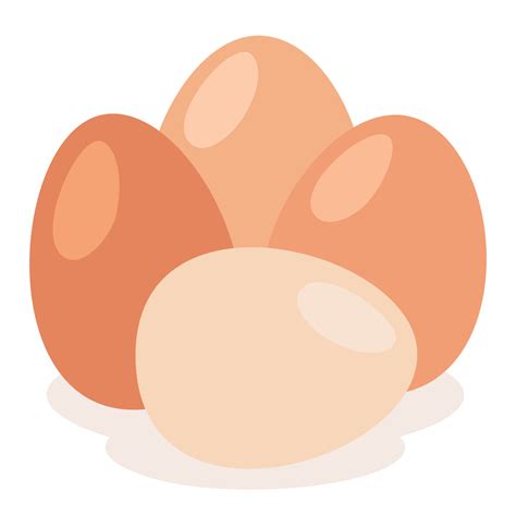 Ilustración De Huevos De Gallina Aislados 13505861 Vector En Vecteezy
