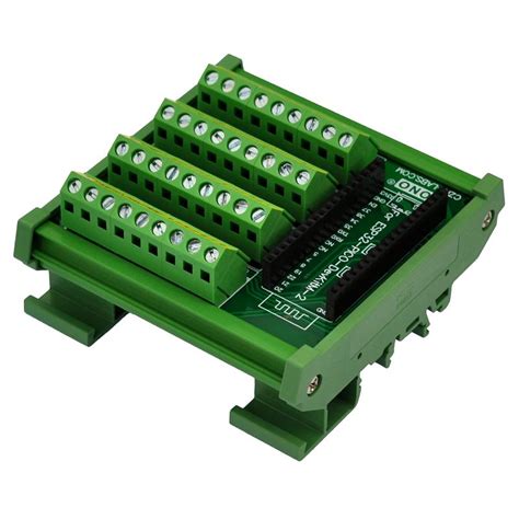 Din Rail Mount Screw Terminal Block Breakout Module Board For Esp32