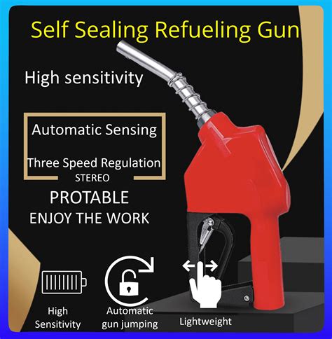 자동 차단 연료 디스펜서 가솔린 가솔린 디젤 오일 충전 건 가스 스테이션 연료 주입 도구