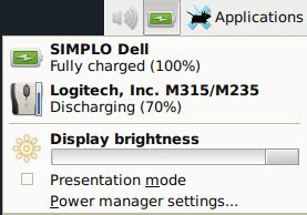 Xfce Xfce Power Manager Panel Plugin Xfce Docs
