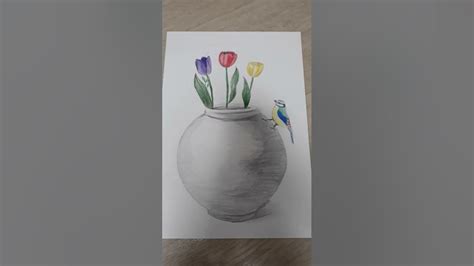 조선시대 달 항아리 백자 그려봤어요 Youtube