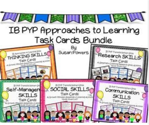 Ib Pyp Approaches To Learning Skills Bundle Grades 3 5 By Susan Powers