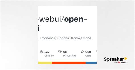 Github Open Webuiopen Webui User Friendly Webui For Llms Formerly Ollama Webui