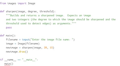 Solved The Edge Detection Function Described In This Chapter