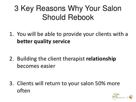 Secrets Of Successful Rebooking In Your Salon