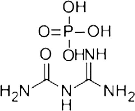 Chemical Structure Of Guanylurea Phosphate Download Scientific Diagram