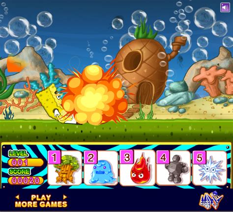 Spongebob Slides Play Online On Flash Museum 🕹️