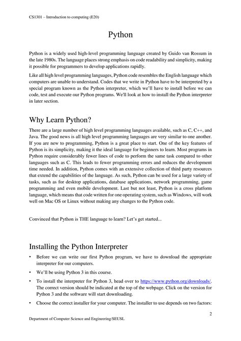 Solution Introduction To Computer Programming Fundamentals Using