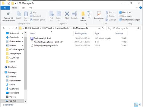 Import af FB IHC Generelle spørgsmål IHC User dk