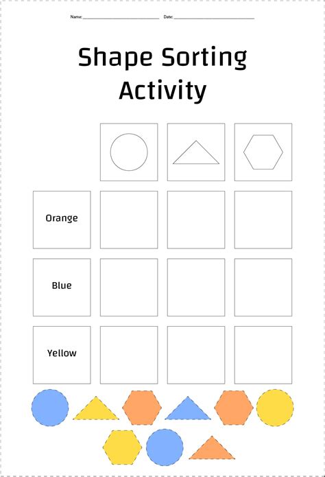 Best Images Of Cut And Paste Shape Sorting Worksheets D Shapes Cut And Paste D Shapes