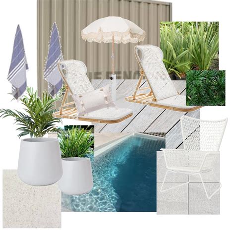 Pool Area Interior Design Mood Board By Missklf Style Sourcebook
