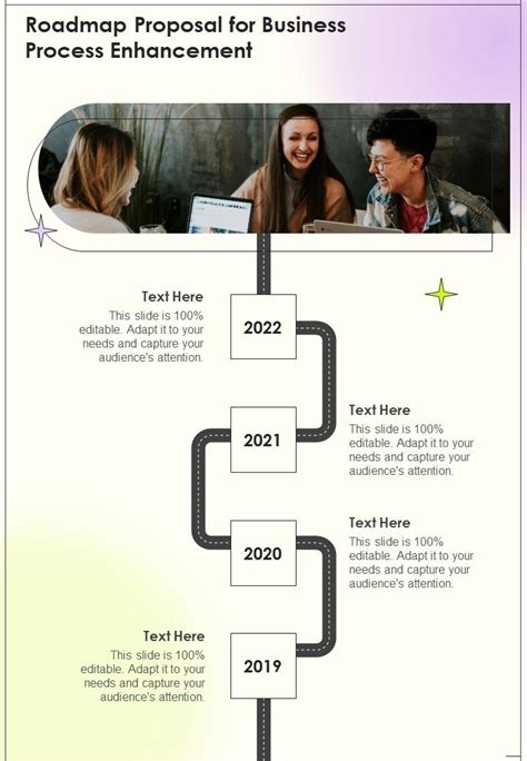 Roadmap Proposal For Business Process Enhancement One Pager Sample Example