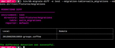 Github Holyshareddb Migrate Diff Migration Difference Detection
