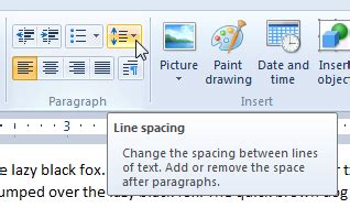 Andy Rathbone Changing Line Spacing In Windows 7s WordPad