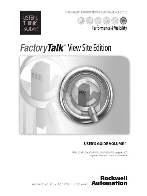 Factorytalk View Se Users Guide Volume 1 Pdf Microsoft Windows