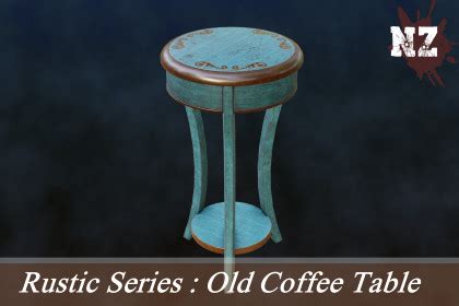 Rustic Series Old Coffee Table URP Support Game Content Shopper