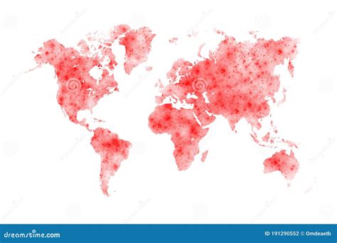 World Map Isolated On White Background Flat Earth Gray Map Template Globe Similar Worldmap