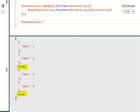 Wildcard Operator Behavior Is Different After Map · Issue 602 · Jsonata Jsjsonata · Github