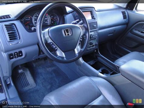 Gray Interior Prime Interior For The 2003 Honda Pilot Ex L 4wd
