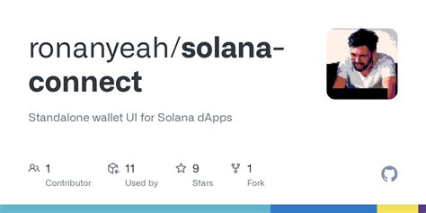 Github Ronanyeahsolana Connect Standalone Wallet Ui For Solana Dapps