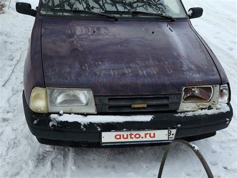 Купить б у Иж 2126 «Ода 1990 2005 1 6 Mt 73 л с бензин механика в Грязях фиолетовый ИЖ 2126