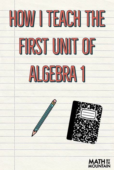 Mastering The First Unit Algebra 1