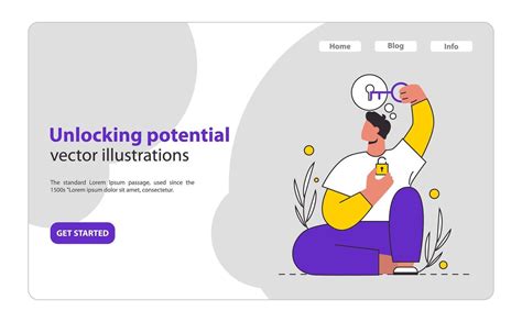 Unlocking Potential Concept Illustration 46018887 Vector Art At Vecteezy