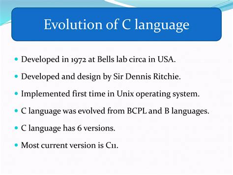 evolution of programming languages pptx