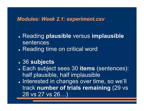 Mixed Effects Models Descriptive Statistics Ppt