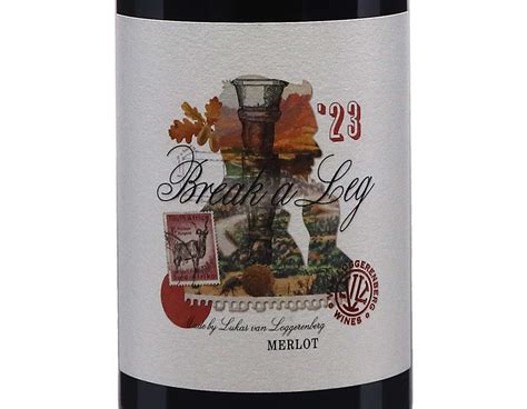 Van Loggerenberg Break A Leg Merlot Stellenbosch 2023