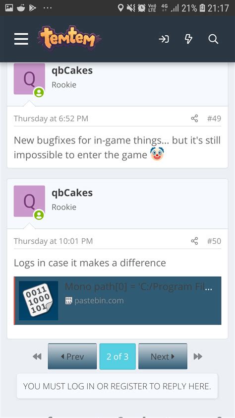 Devs Serious Question Why Are You Ignoring A Bug Which Prevents Alot Of Players From Logging