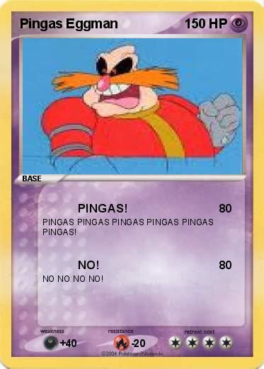 Pokémon Pingas Eggman Pingas My Pokemon Card