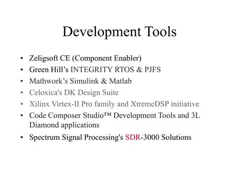 Presentation Of Software Defined Radio Ppt