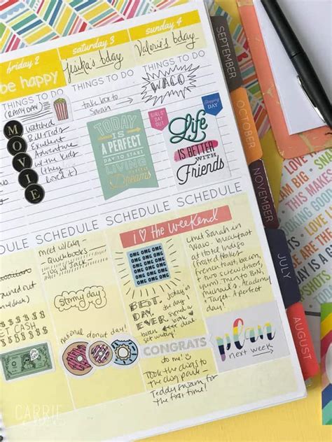 How To Make Your Own Planner Stickers Carrie Elle