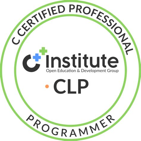 Clp C Certified Professional Programmer Certification