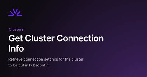 Get Cluster Connection Info Fireworks Ai Docs