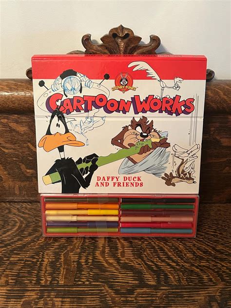 Rare Looney Tunes Cartoon Works Daffy Duck And Friends Art Book 1997 Warner Bros Animation Learn