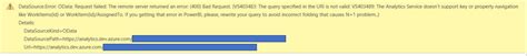 The Query Specified In The Uri Is Not Valid Quer Microsoft