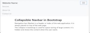 Bootstrap Collapse Navbar How To Work It In Bootstrap With Examples