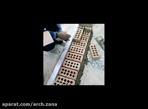 آموزش تزیینات سنگی بخش آجر چینی