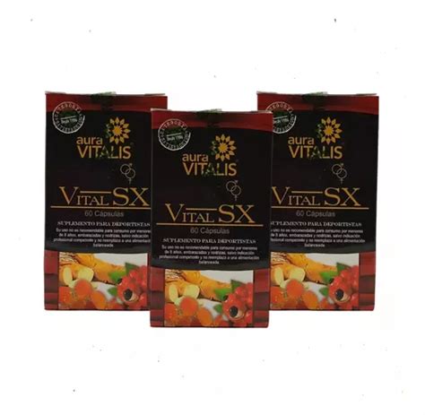 Vital Sex Pack 3 Meses Energizante Y Vitalidad Cuotas Sin Interés