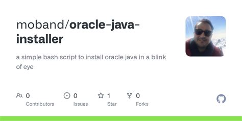 Github Mobandoracle Java Installer A Simple Bash Script To Install Oracle Java In A Blink Of Eye