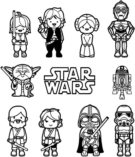 Star Wars Coloring Pages Free Printable Star Wars Coloring Pages